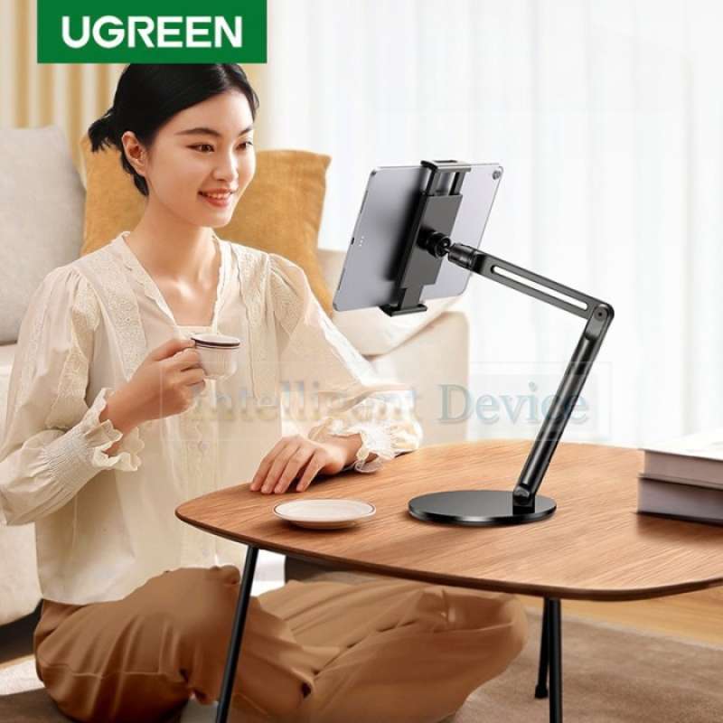 Jual ugreen tablet stand handphone hp holder 3 axis double arm ...