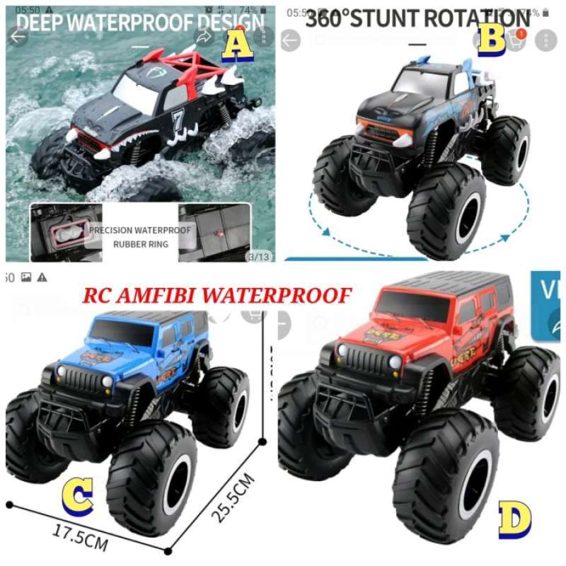 Promo MOBIL REMOTE CONTROL OFFROAD RC 4WD ROCK CRAWLER BESAR TOKIN 1 : ...