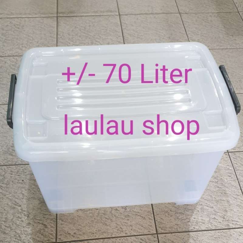 Promo Box Container Real CB 70 Liter Roda Multiclub Bening Transparan ...