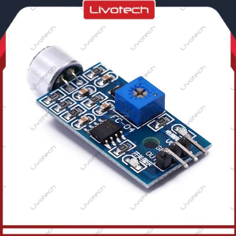 Jual Fc-04 Sound Sensor Module Mic Voice Detector Pendeteksi Suara Fc04 ...