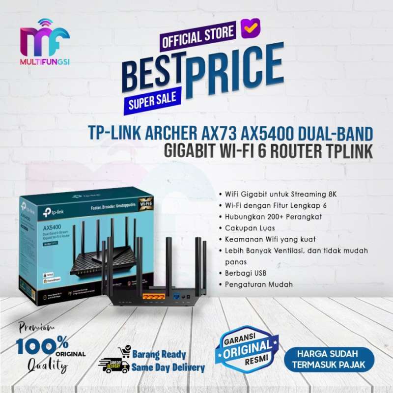 Jual Tp Link Archer Ax Ax Dual Band Gigabit Wi Fi Router Tplink Di Seller Multifungsi