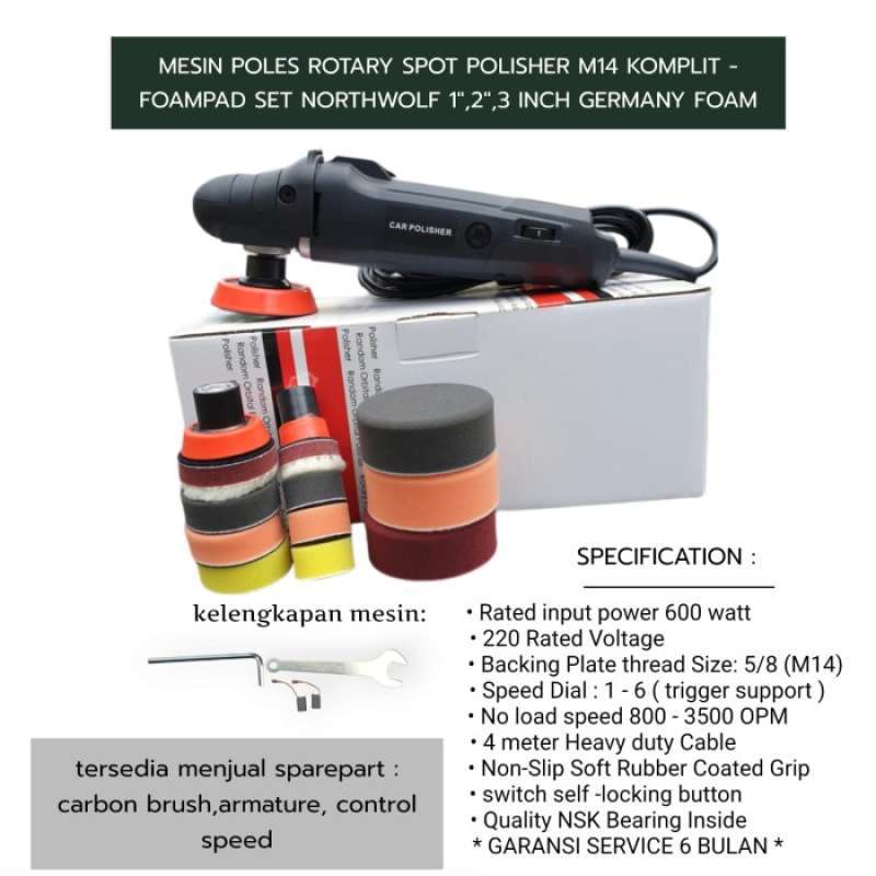 Promo Mesin Poles Rotary Mini Spot Polisher - Set Komplit Diskon 23% Di ...