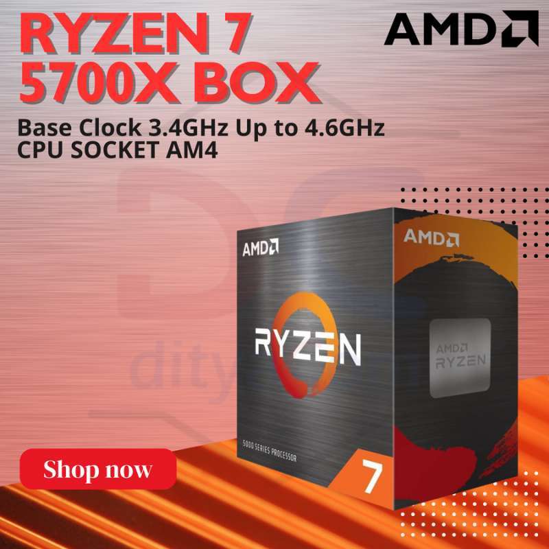 Jual AMD RYZEN 7 5700X PROCESSOR AM4 di Seller Dityacom - Rawa Terate ...