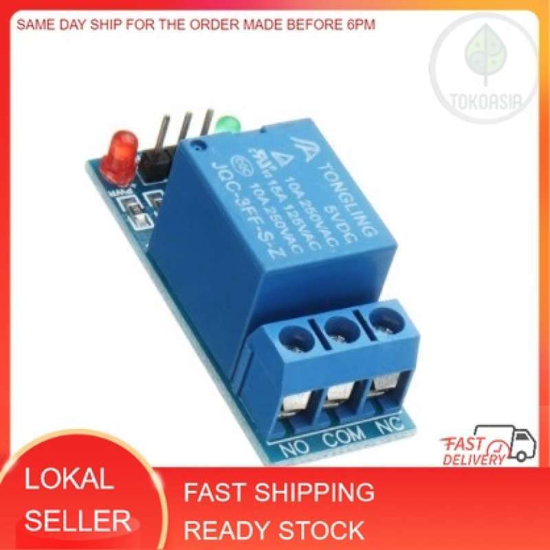 Jual 5v 12v Low Level Trigger One 1 Channel Relay Module Interface Board Shield Dc Ac 220v For ...