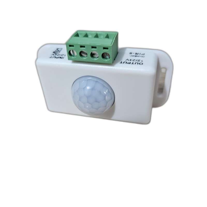 Jual Sensor gerak DC 12V 24V PIR MOTION detector 6A saklar otomatis PIR ...