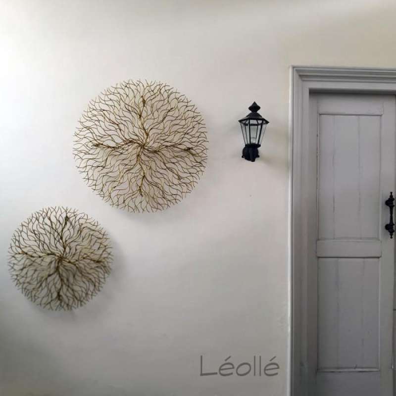 Jual Hiasan Dinding Metal Bulat 70cm Besi Akar Wall Decor Iron Root ...