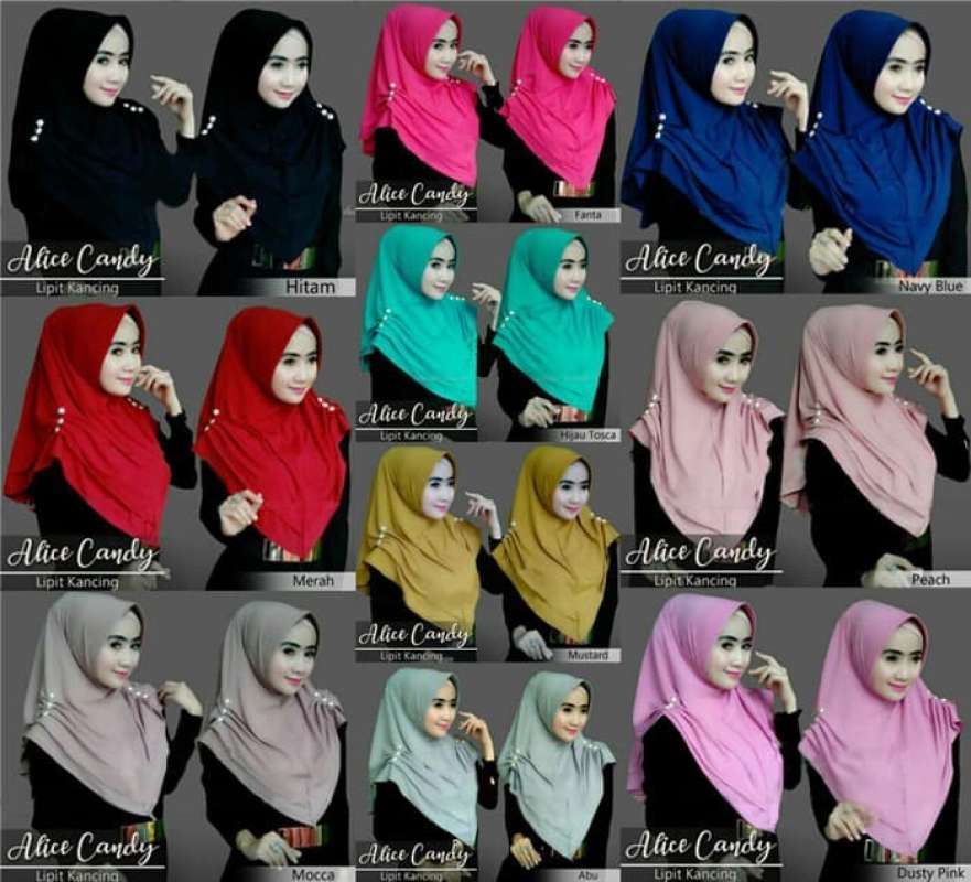 Jual Hijab Alice Candy Di Seller Supermart Market - Cengkareng Timur ...