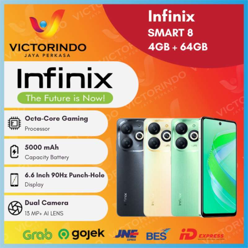 Promo Infinix Smart 8 ( Ram 4GB + Rom 64GB ) Garansi Resmi - Galaxy ...