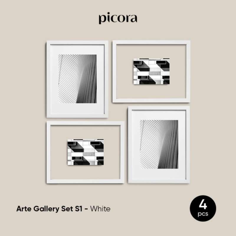 Promo Bingkai Foto Estetik PICORA ARTE Gallery Set S1-Frame Pigura ...