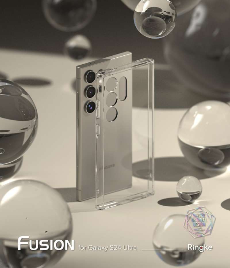 Jual Ringke Fusion Clear Case Samsung Galaxy S24 Ultra Plus Casing
