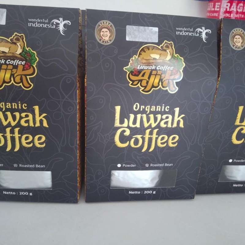 Jual Kopi Luwak Organic Ajik 200gr Asli Khas Kintamani Bali - Biji Kopi ...