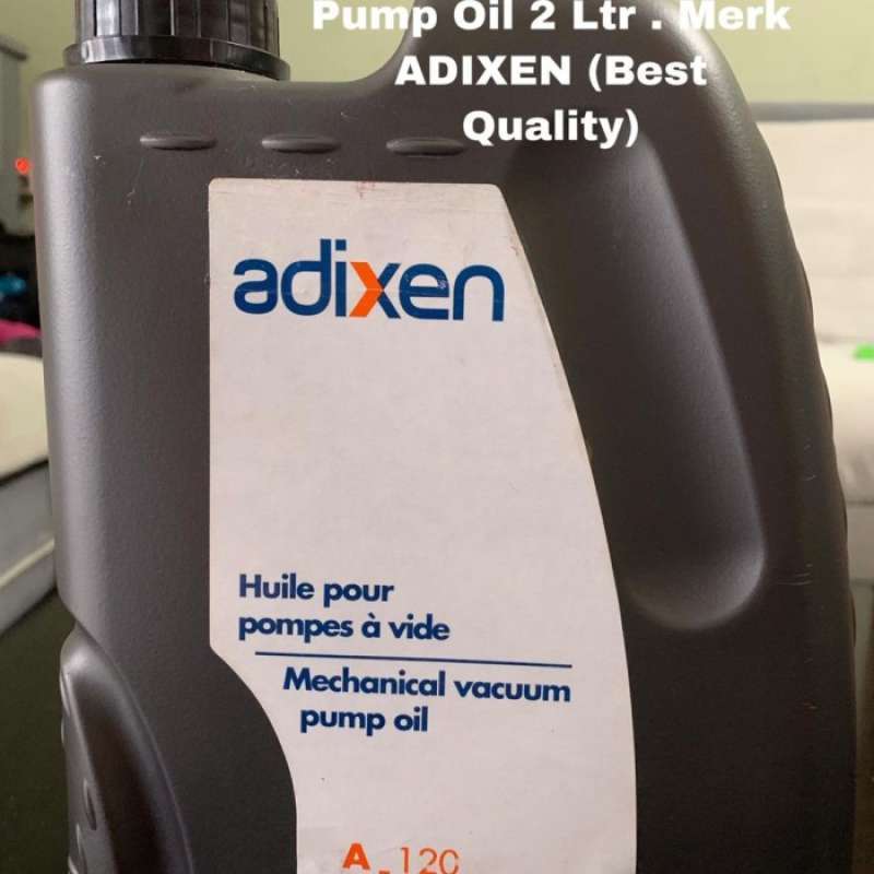 Promo Vacuum Pump Oil 2 Ltr. Merek Adixen A120 Original Diskon 23% Di ...