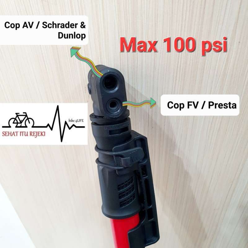 Jual Pompa Mini Sepeda Polygon Mp-01 Aluminium Tube High Pressure 100 ...