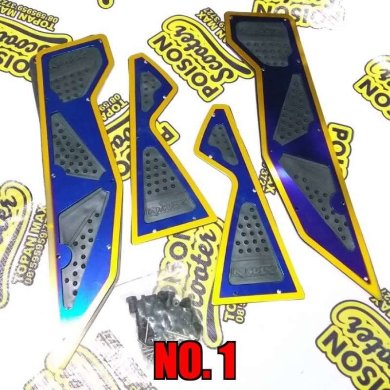 Promo Pijakan kaki / bordes yamaha Nmax two tone Diskon 33% di Seller ...