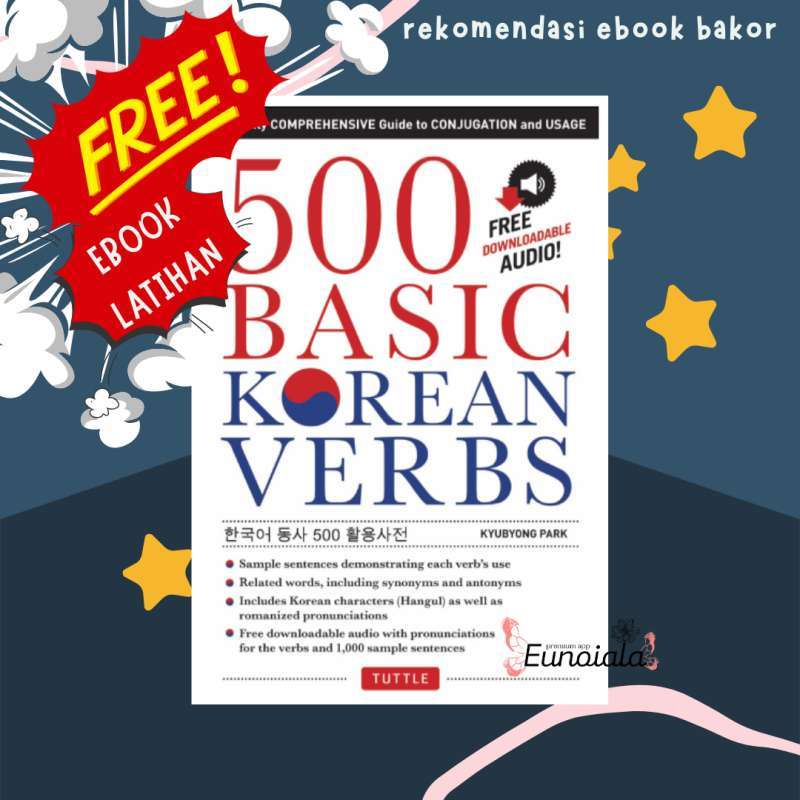 Promo e-book 500 Basic Korean Verbs PDF format - Request Ebook Diskon 14% di Seller eunoniala ...