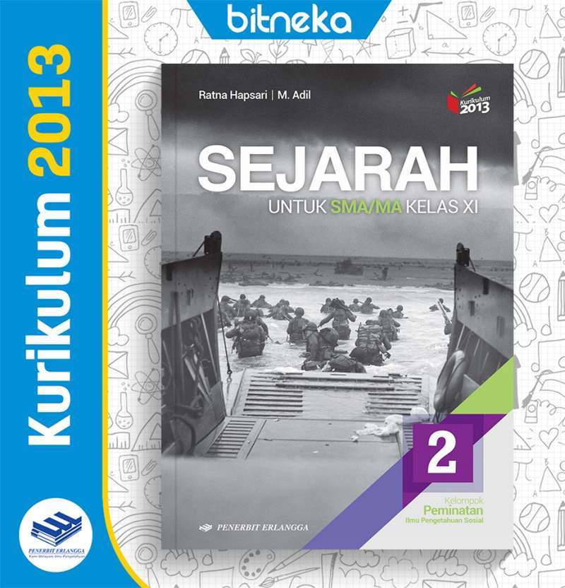 Promo Buku Sejarah Peminatan IPS Jilid 2 SMA/MA Kelas 11 K13 Erlangga - Ratna Hapsari & M. Adil ...