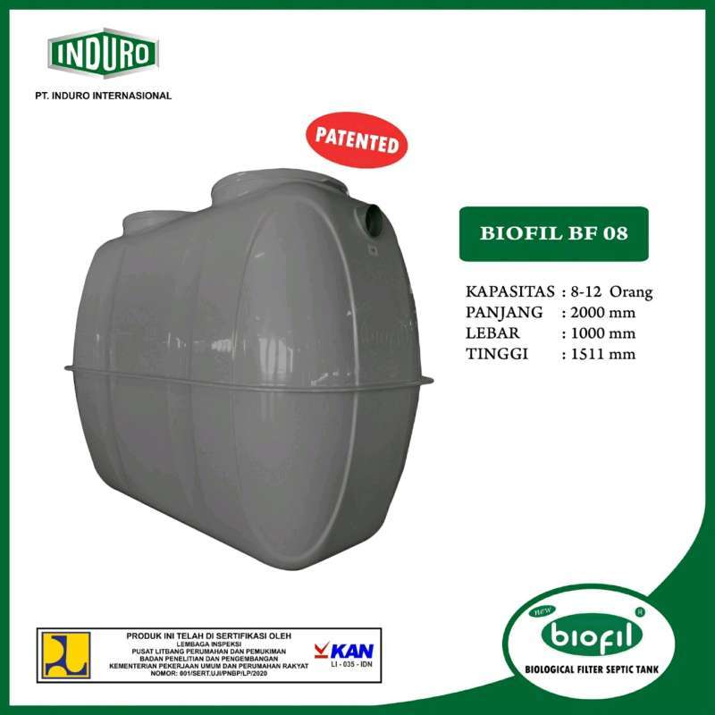 Jual septic tank biotech, sepiteng biofil 1000 liter BF 03 di Seller PUSAT SEPTICTANK FIBERGLASS ...
