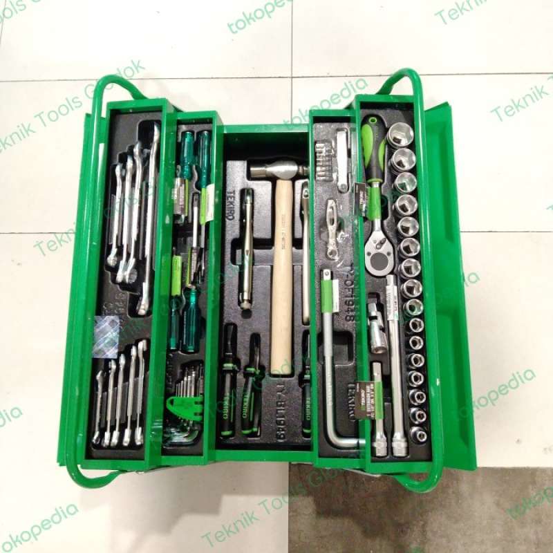 Promo TEKIRO TOOL BOX SET 72 PCS / MEKANIK TOOLS 72 PCS /TOOLS ALAT ...