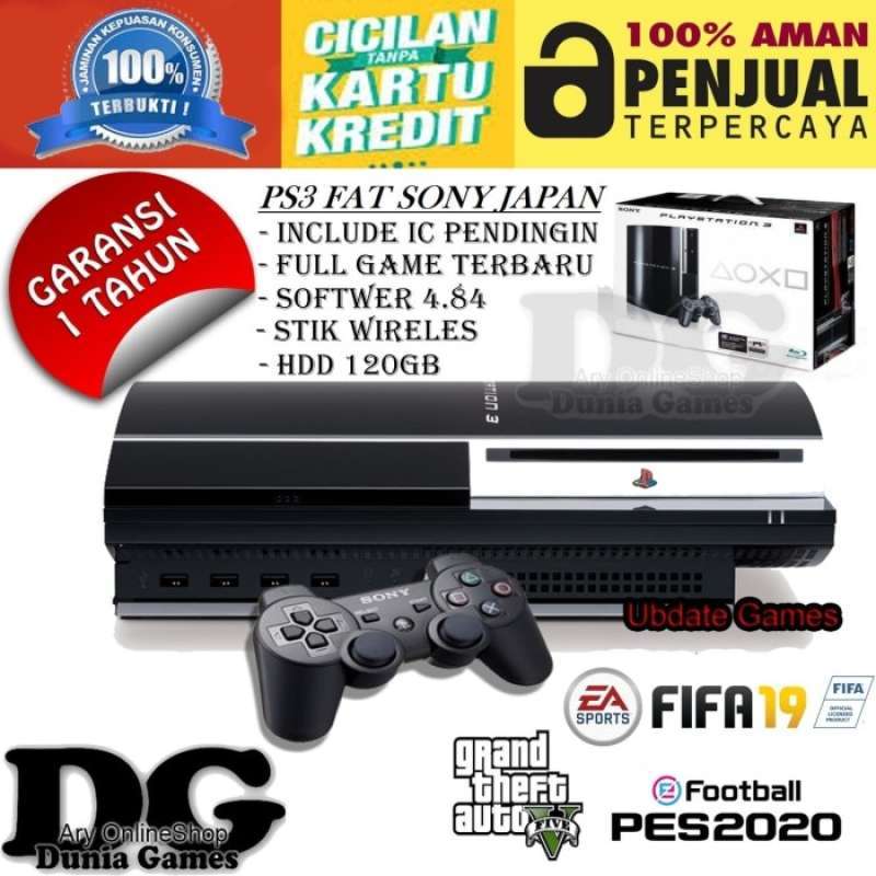 Promo SONY PS3 FAT CECHL JAPAN HDD 120GB KOMPLIT FULL GAME - MARKMARKET ...