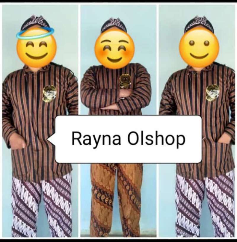 Jual SETELAN BAJU LURIK JAWA PRIA | SURJAN LURIK + BLANGKON LLIWIR + CELANA BATIK | PAKAIAN ...