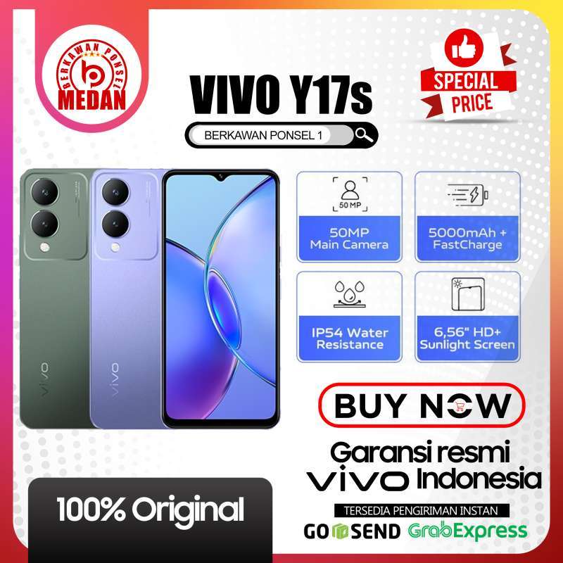 Jual Vivo Y17s - 50mp Camera, 15w Flashcharge+5000mah, Ip54 - Green 4 ...