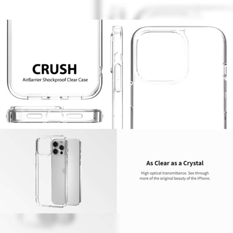 Promo Case iPhone 13 Pro Max Mini SwitchEasy Crush Hybrid Clear Casing ...