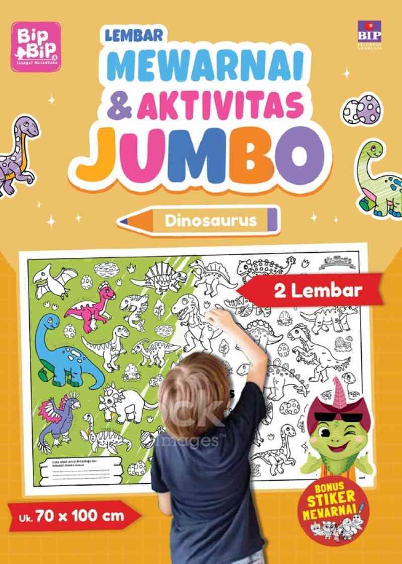 Jual Lembar Mewarnai & Aktivitas Jumbo: Dinosaurus di Seller Gramedia ...