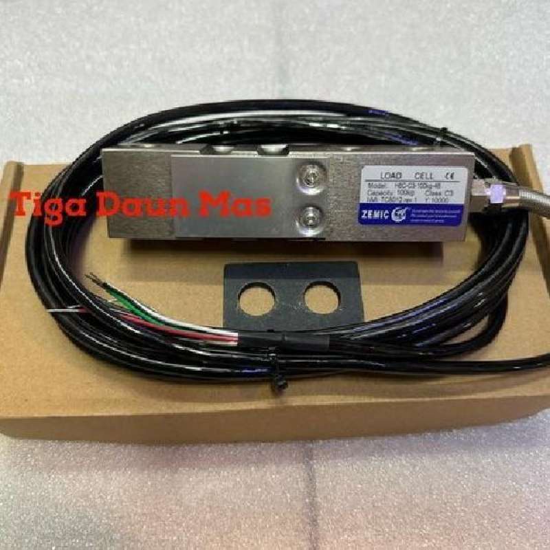 Jual Load Cell Shear Beam Zemic H8C 100 Kg Tanpa Kaki Sensor Zemic H8C ...