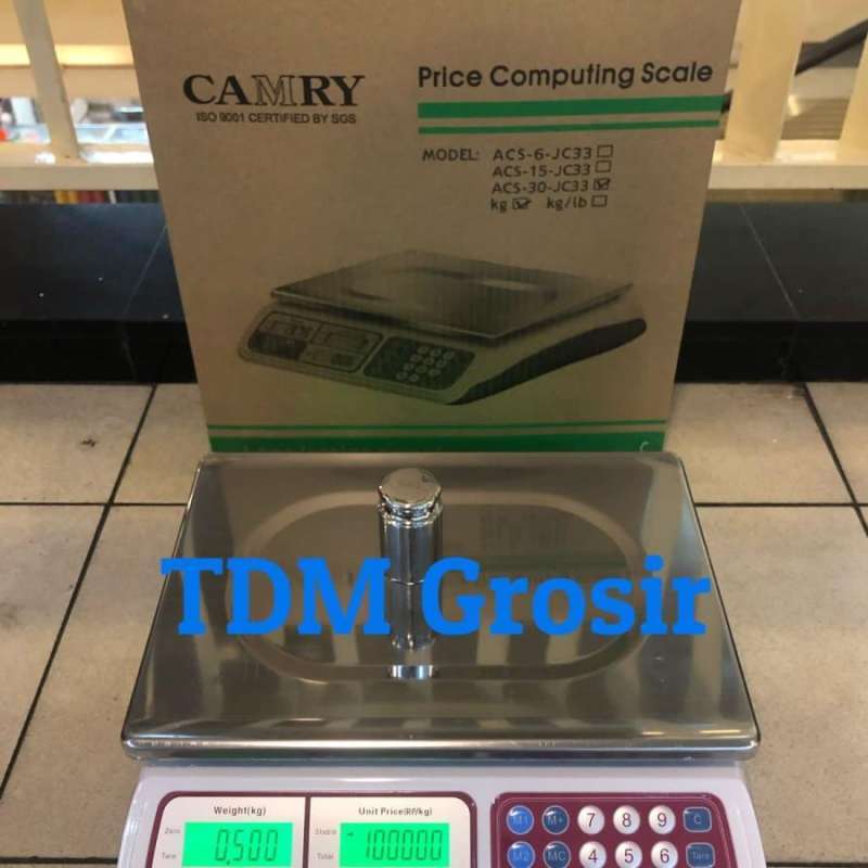Jual Timbangan Digital Camry Kapasitas 30 Kg ACS-30-JC33 di Seller TDM ...