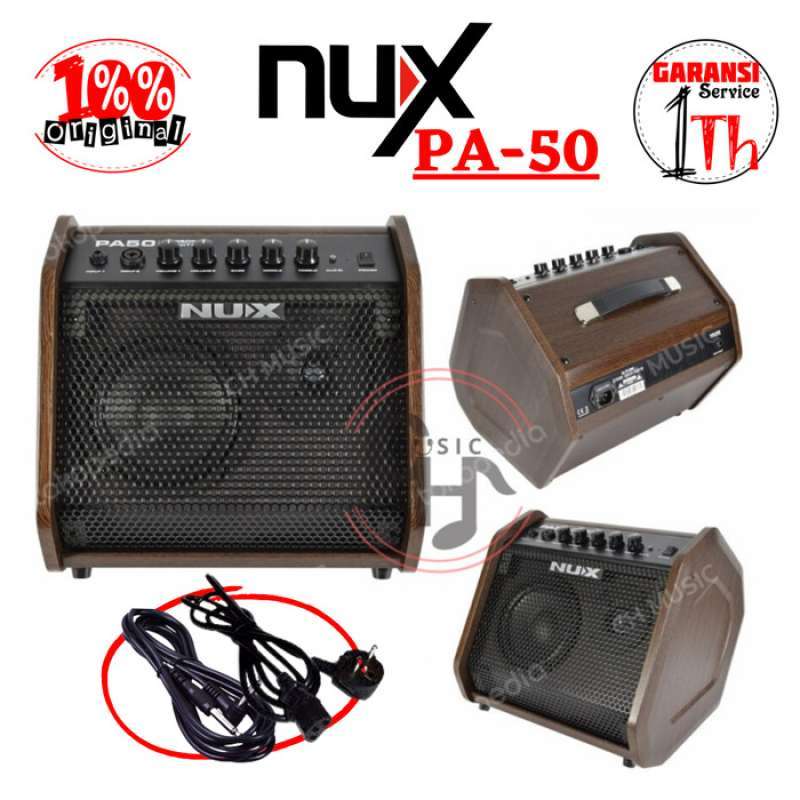 Promo nux pa 50 pa50 pa-50 multi amplifier monitor 50watt Diskon 23% di ...