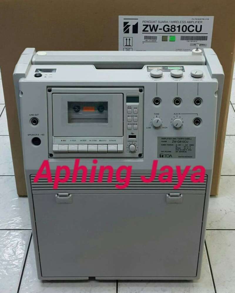 Promo TOA Portable Wireless Meeting Amplifier ZW-G810CU + 2 Mic Pegang ...