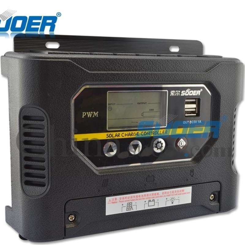 Promo Solar Charge Controller PWM 12v 24v 50A Suoer ST-W1250 Diskon 23% ...