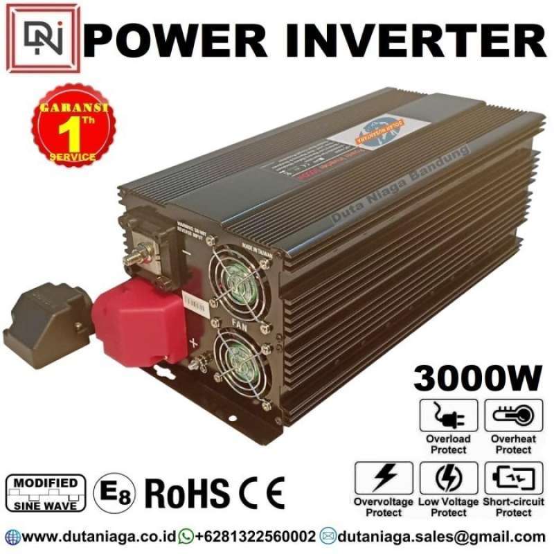 Promo Power Inverter 3000 Watt 12Vdc Solar Nusantara Diskon 23% di ...