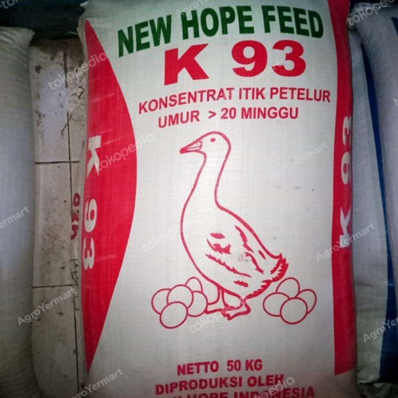 Promo Pakan K 93 New Hope Konsentrat Itik Petelur Protein 38% 10 Kg ...