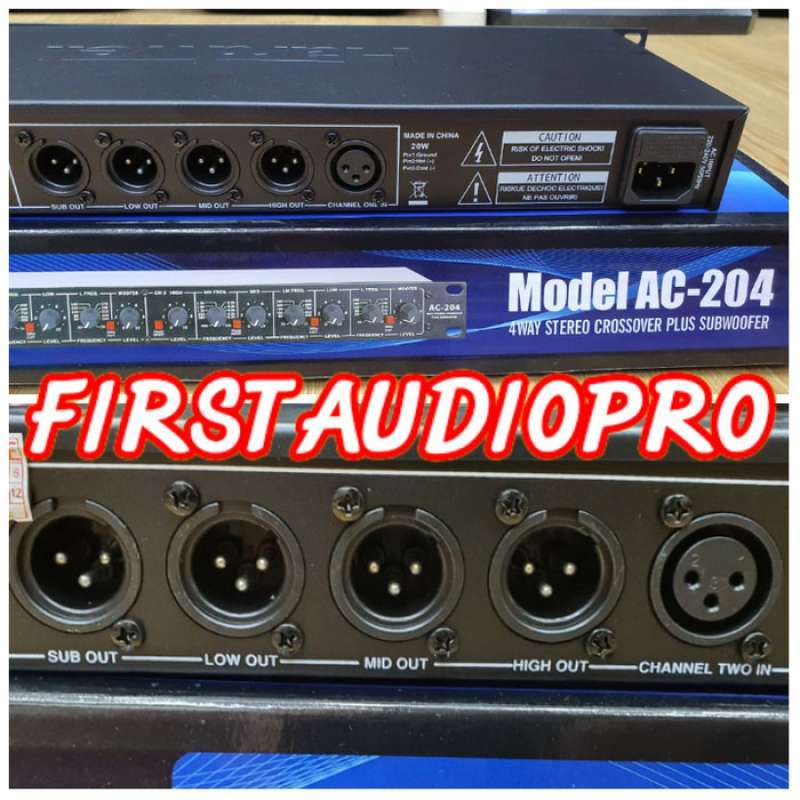 Promo Hardwell Crossover Ac 204 Ac204 4way + Subwoofer Diskon 23% Di ...
