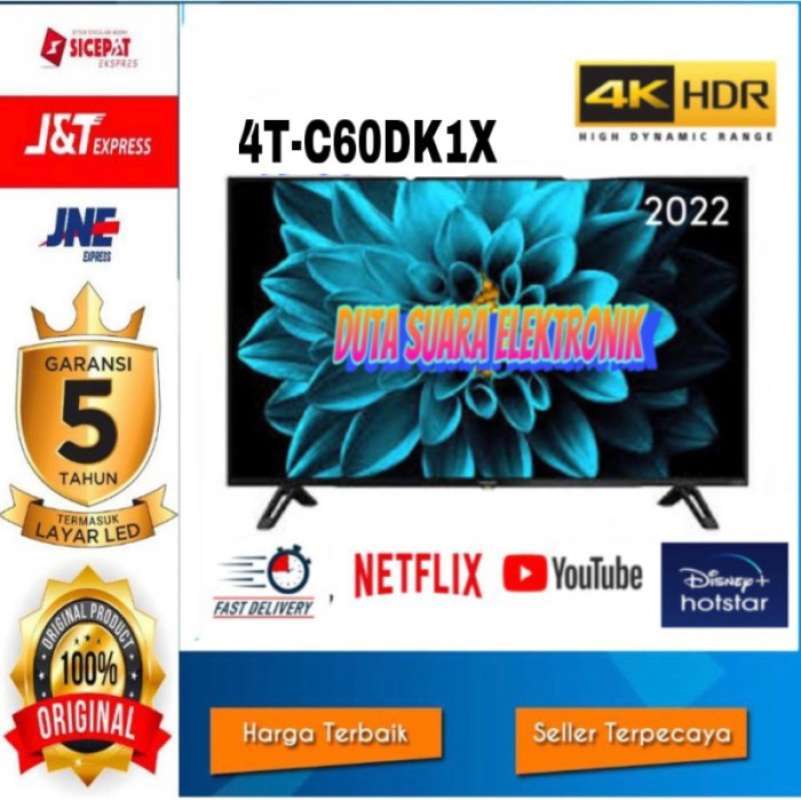 Jual Sharp Led Tv 60 Inch 4T-C60Dk1X / 4Tc60Dk1X / 60Dk1X Aquos 4K Uhd ...