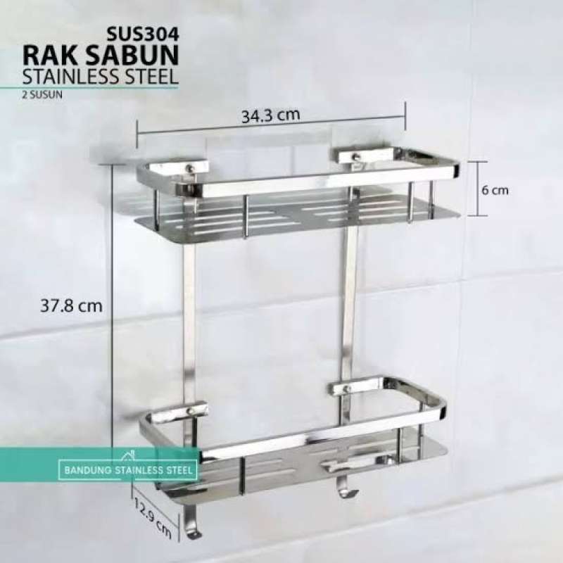 Jual Rak sabun datar stainless 304 / Rak sabun sudut stainless 304 ...
