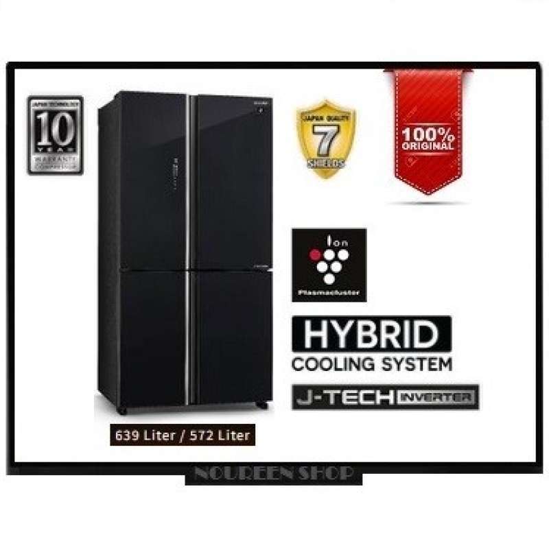 Jual Sharp Kulkas 4 Pintu Queen Series - Sj-If91Pg Gb Black Diskon di ...