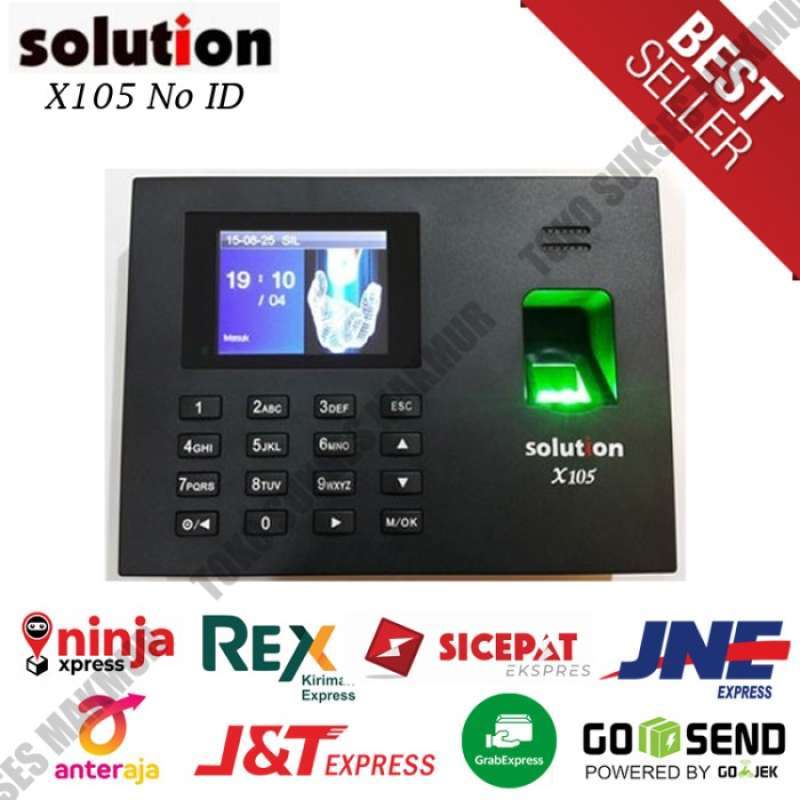 Promo Solution X-105 Mesin Absensi Sidik Jari Terbaru Diskon 4% di Seller Kuniy Store ...