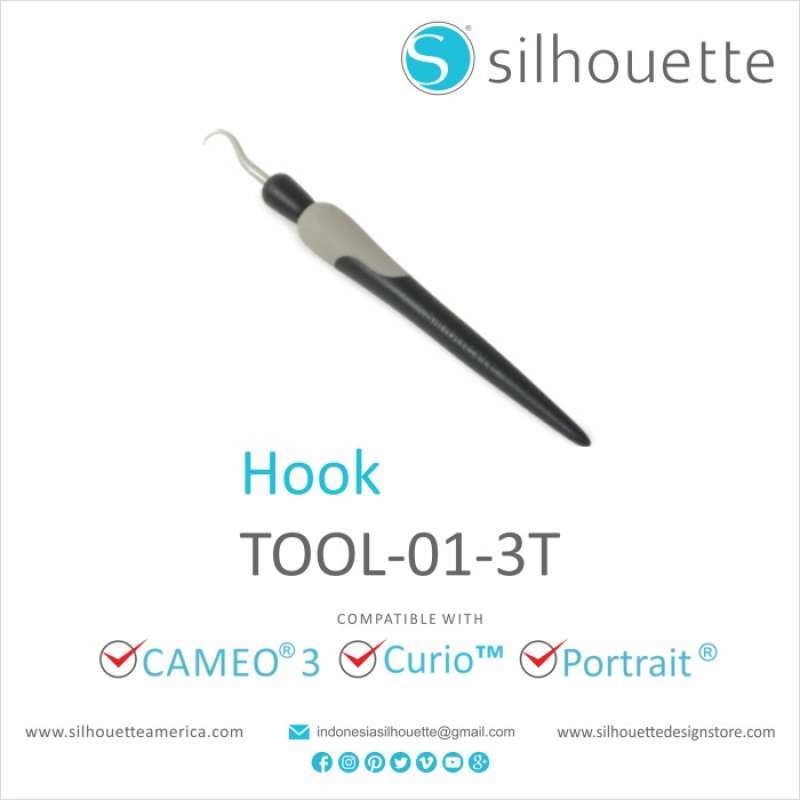 Promo Silhouette Universal Hook/ Cameo/ Hook Terbaik Diskon 22% di ...