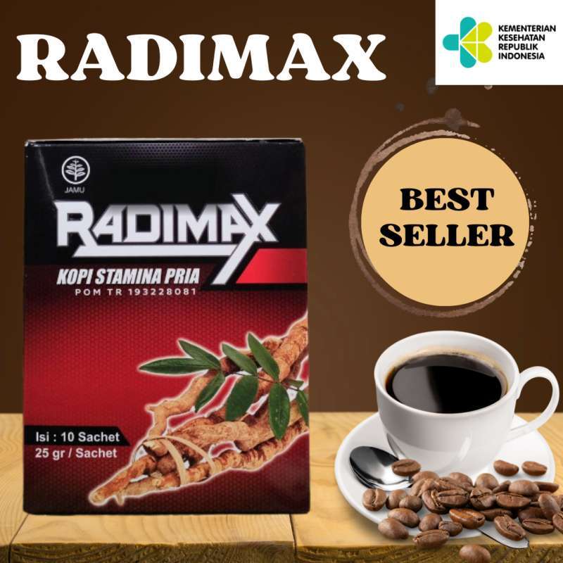 Jual Kopi Kuat Tahan Lama Penambah Stamina Pria Dewasa Radimax Isi 10 ...