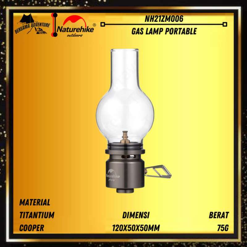 Jual Lampu Gas Lentera Naturehike NH21ZM006 Lampu Gas Canister di ...