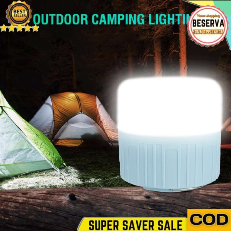 Jual Lampu LED Lentera Emergency Cas Camping Rechargeable 60W - Putih ...