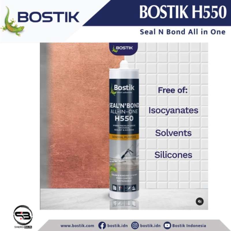 Promo Lem Sealant dan Bonding Bostik H550 Seal N Bond All in One Diskon ...