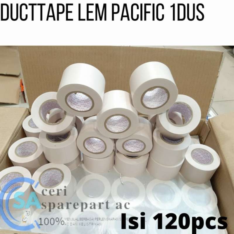 Promo DUCTAPE LEM PACIFIC isolasi pembungkus pipa ac lem 1 DUS Diskon ...