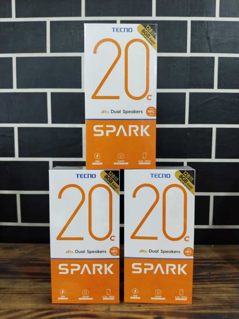 Jual TECNO SPARK 20 C NFC 4/128 GB GARANSI RESMI di Seller MR GADGET 88 ...