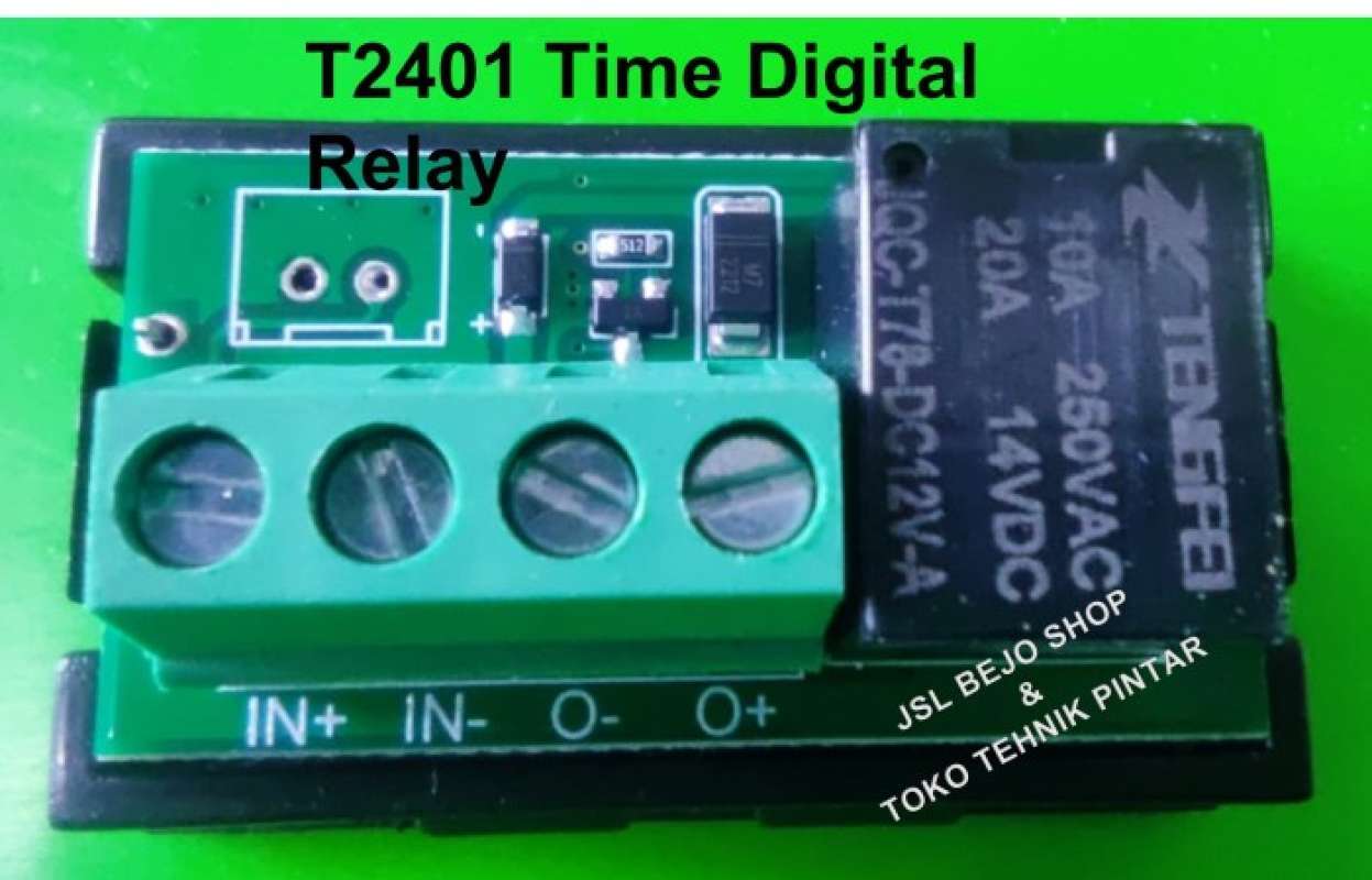 Promo TIMER DIGITAL LED DUAL DISPLAY 0-999 ADJUSTABLE 12V MODUL RELAY ...