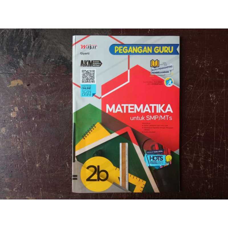 Jual Buku Pegangan Guru (PG) SMP/MTS Kelas 8 Wajar - K13 Semester Genap 2023/2024 - Matematika ...