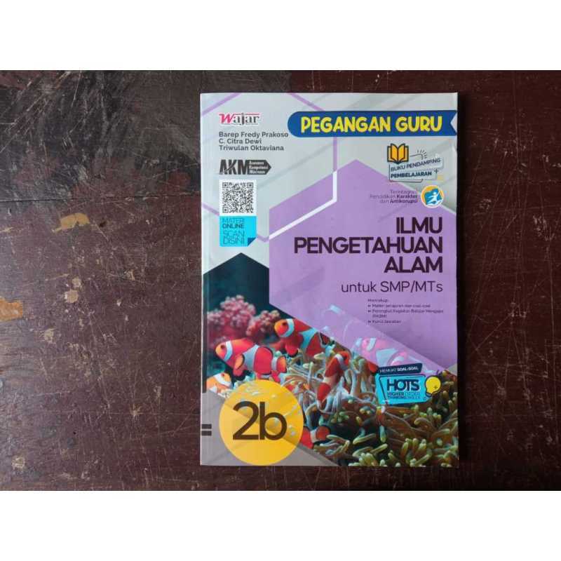 Jual Buku Pegangan Guru (PG) SMP/MTS Kelas 8 Wajar - K13 Semester Genap 2023/2024 - IPA di ...