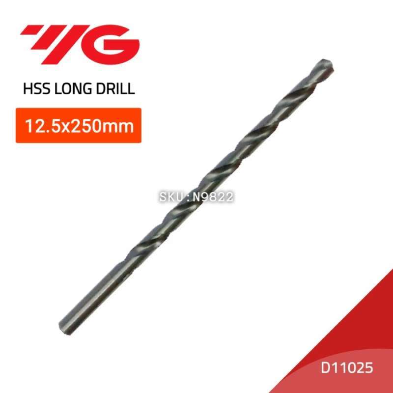 Promo Mata Bor 12.5mm Panjang 250 YG-1 Long Drill 12.5 Pelubang Besi ...